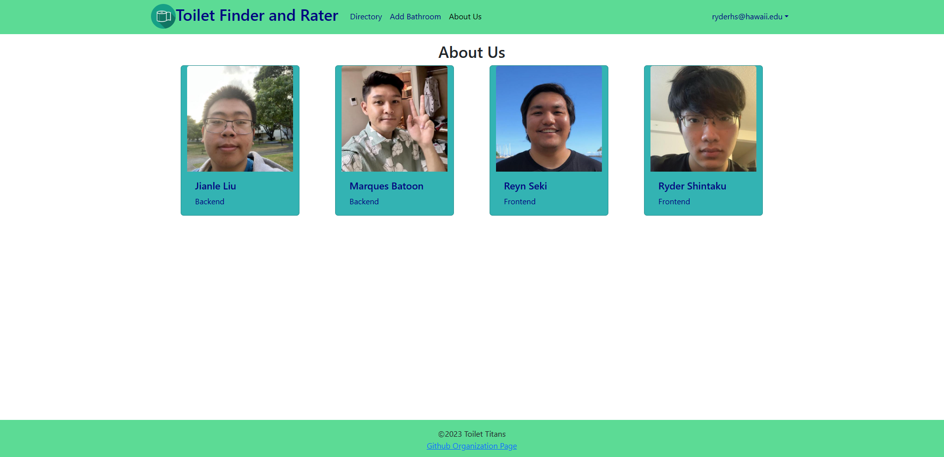 ICS314 Final Project: ToiletFinder | Reyn Seki | Professional Portfolio